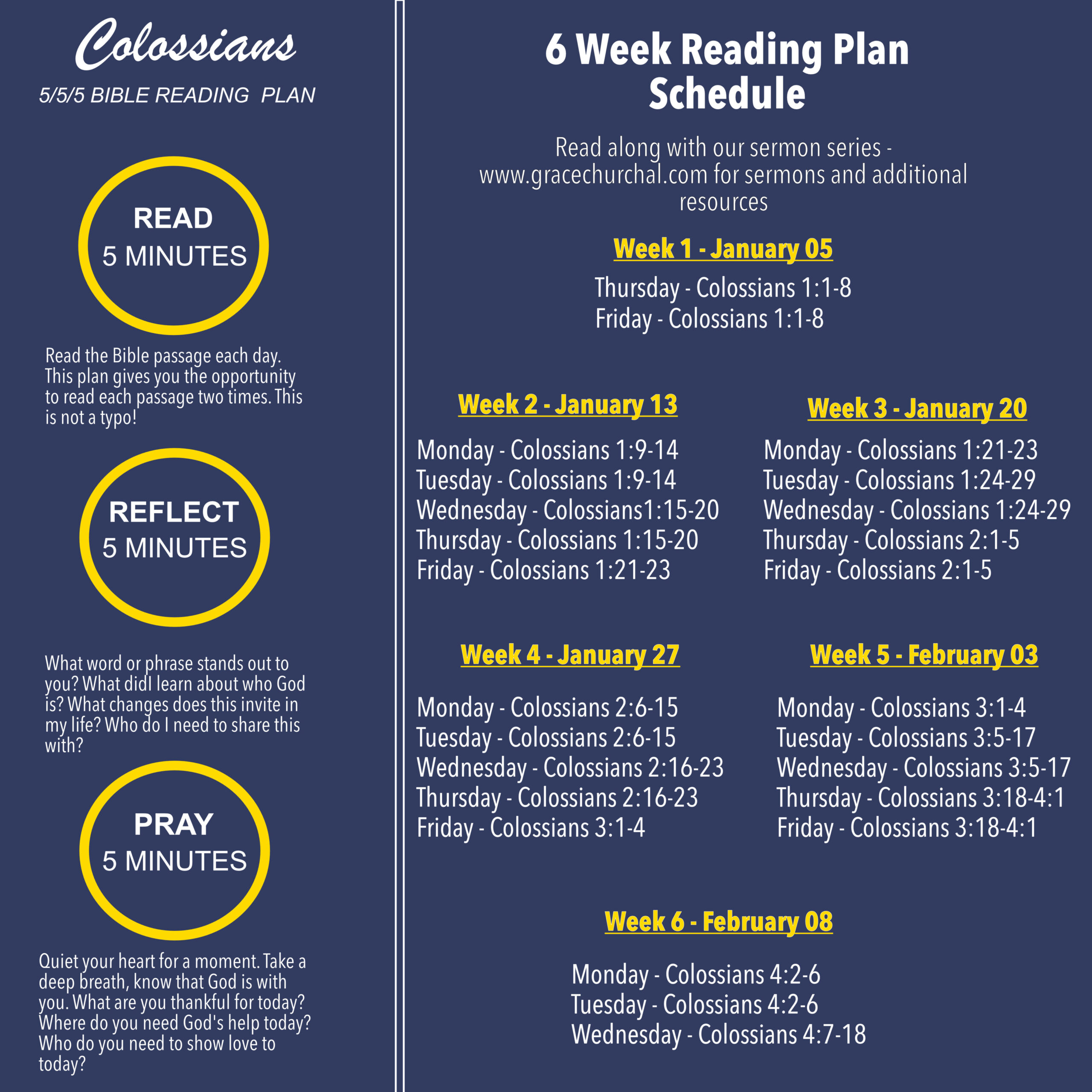 Colossians - Grace Community Church - Montgomery, AL